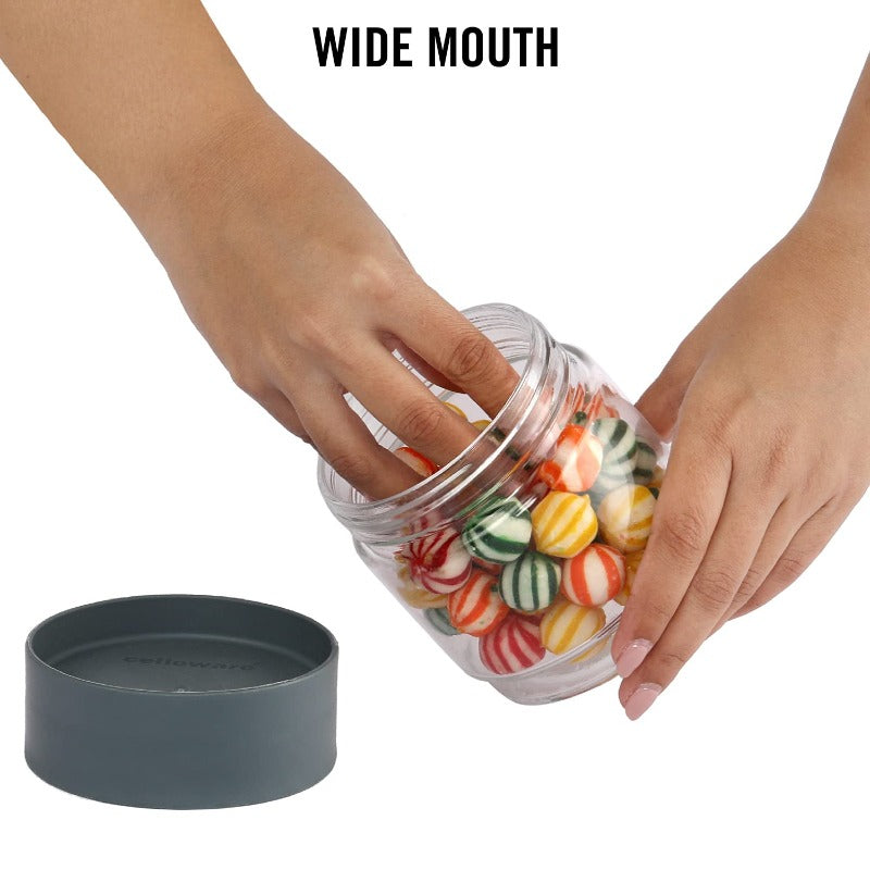 Stackable Glass Storage Bottles 5 PCS – Bamagate.com