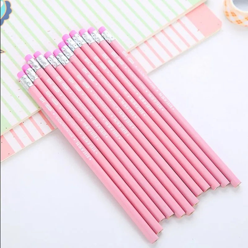 Writing Pencil 12 PCS & Sharpener – Bamagate.com