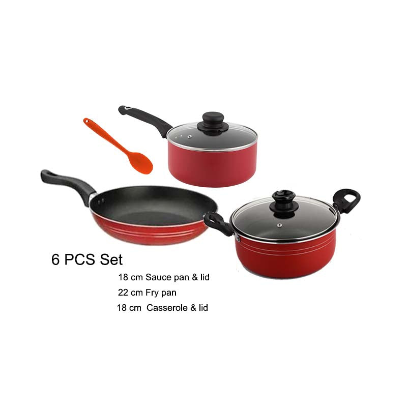 Non Stick Cookware 6PCS Set l Bamagate.com