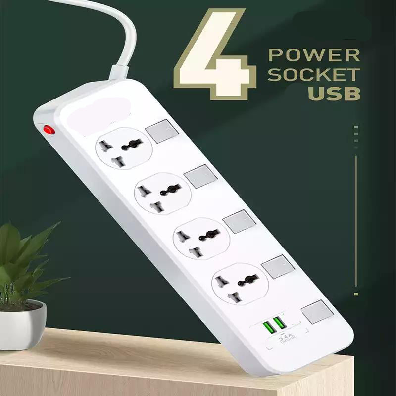 Multi Socket Extension Cord Plug Electric with USB – Bamagate.com