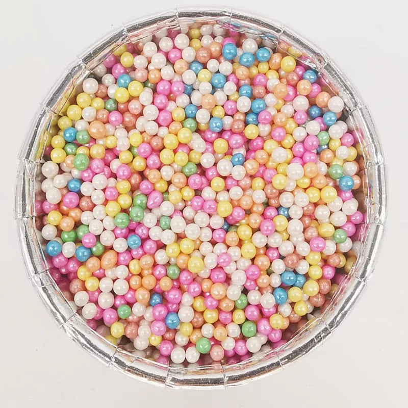 Edible Cake Sprinkles Sugar Beads - Bamagate.com