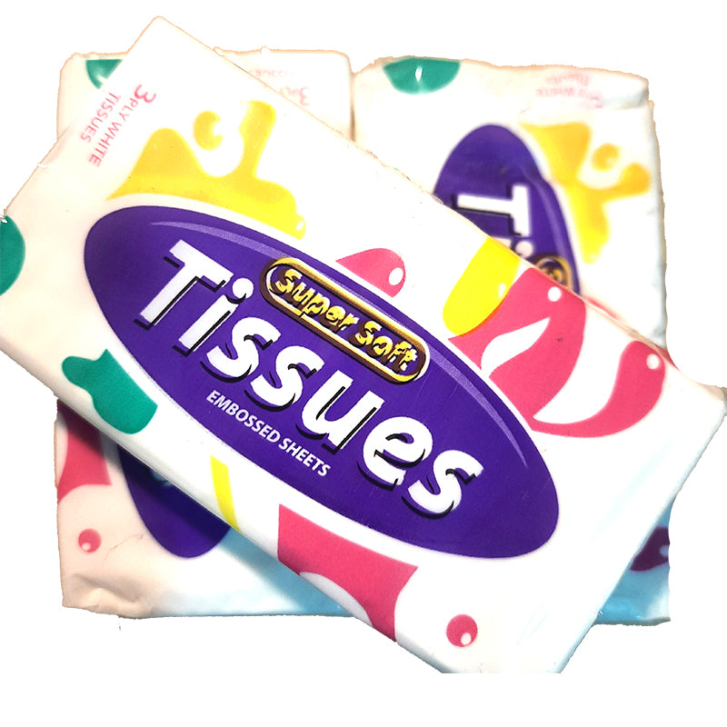 Pocket Facial Tissue Packet 3 Ply - Bamagate.com