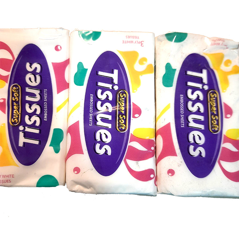 Pocket Facial Tissue Packet 3 Ply - Bamagate.com