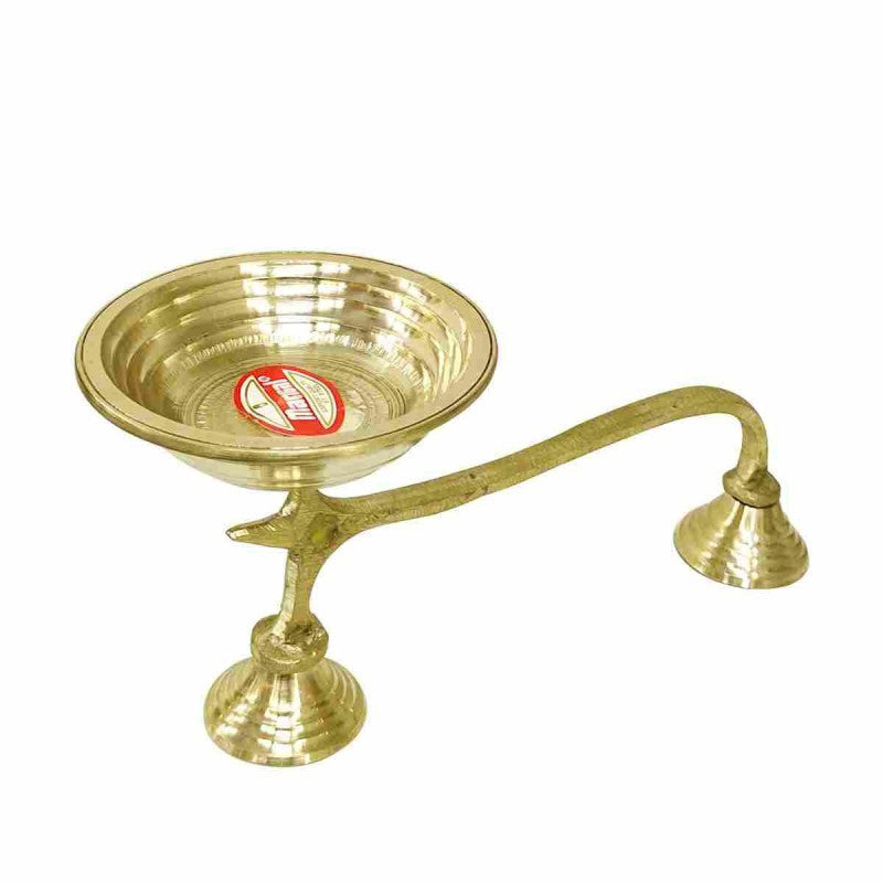 Sambrani Holder Brass Dhoop Aarti Stand - Bamagate.com