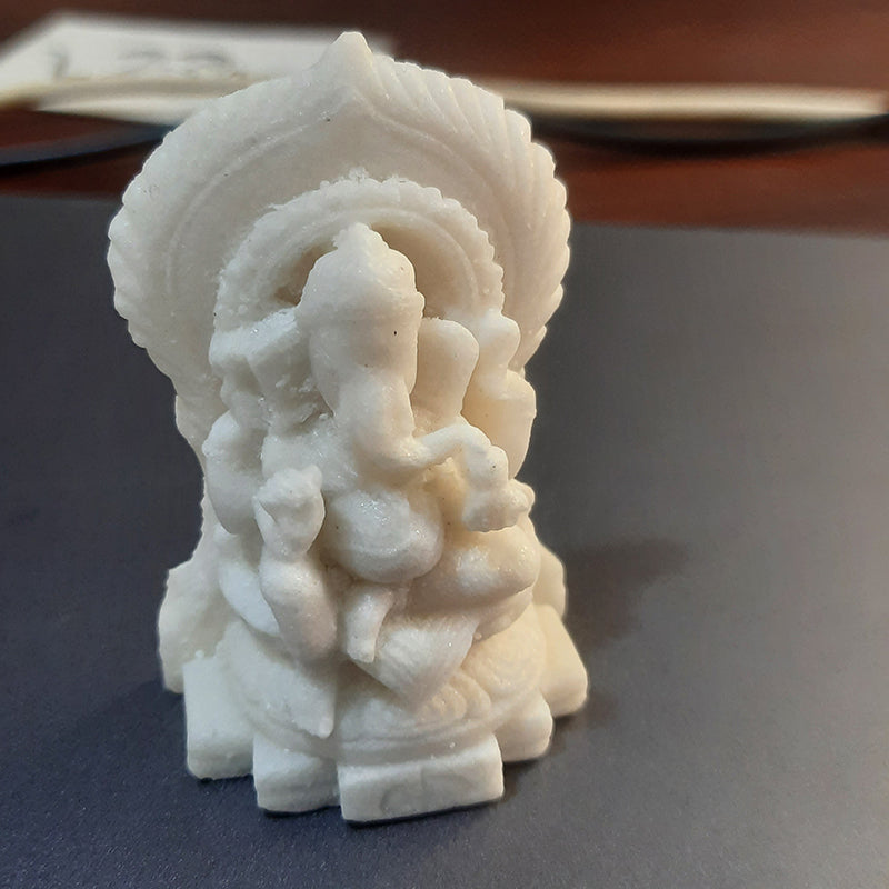 Stone Ganesh Idol Mini Statue - Bamagate.com