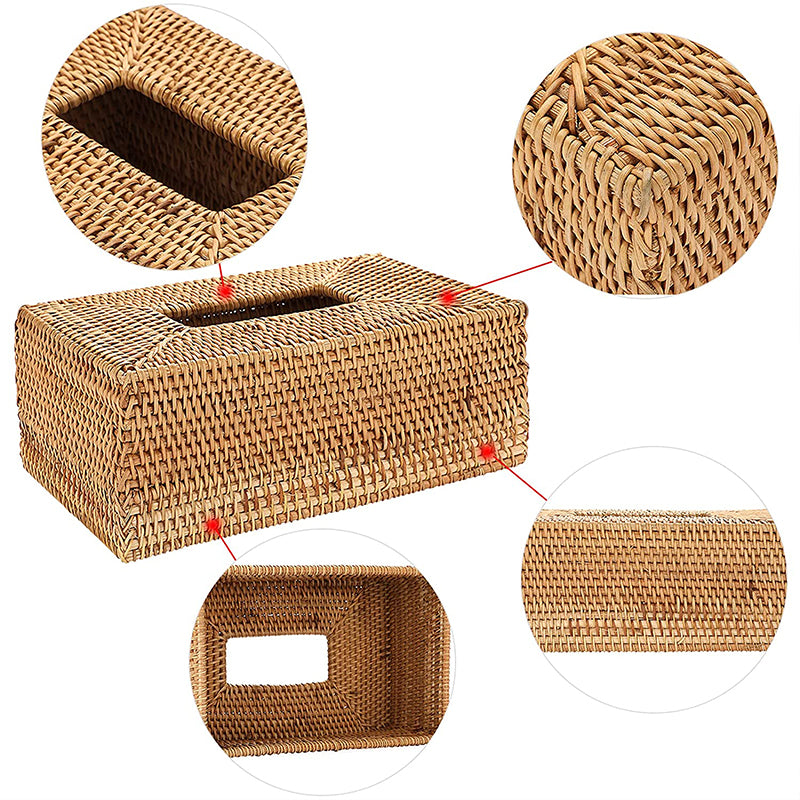 Rattan Tissue Box Cover Price - Bamagate.com